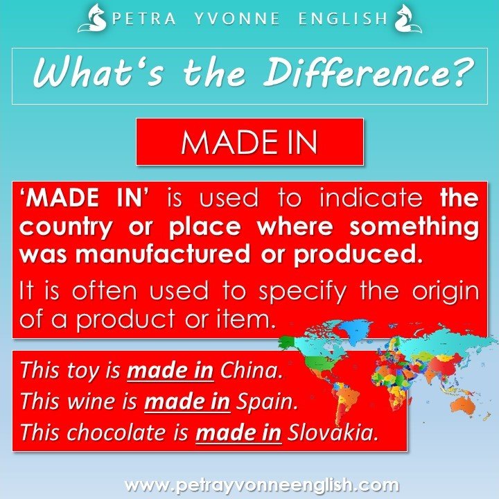Made Of Vs Made From English Online Made Of Vs Made From English Online