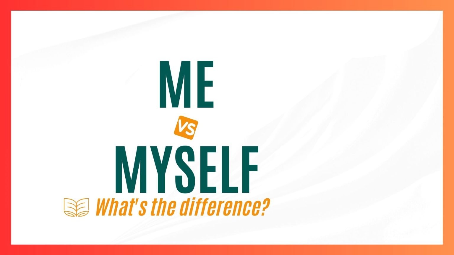 Me vs Myself - English online